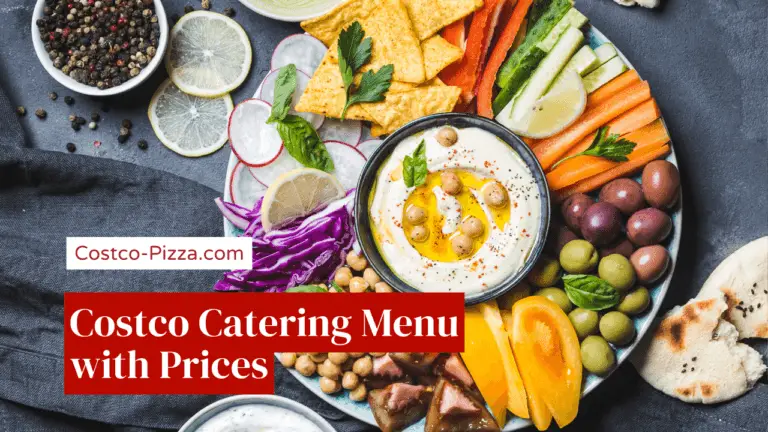 Costco Catering Menu with Prices 2025